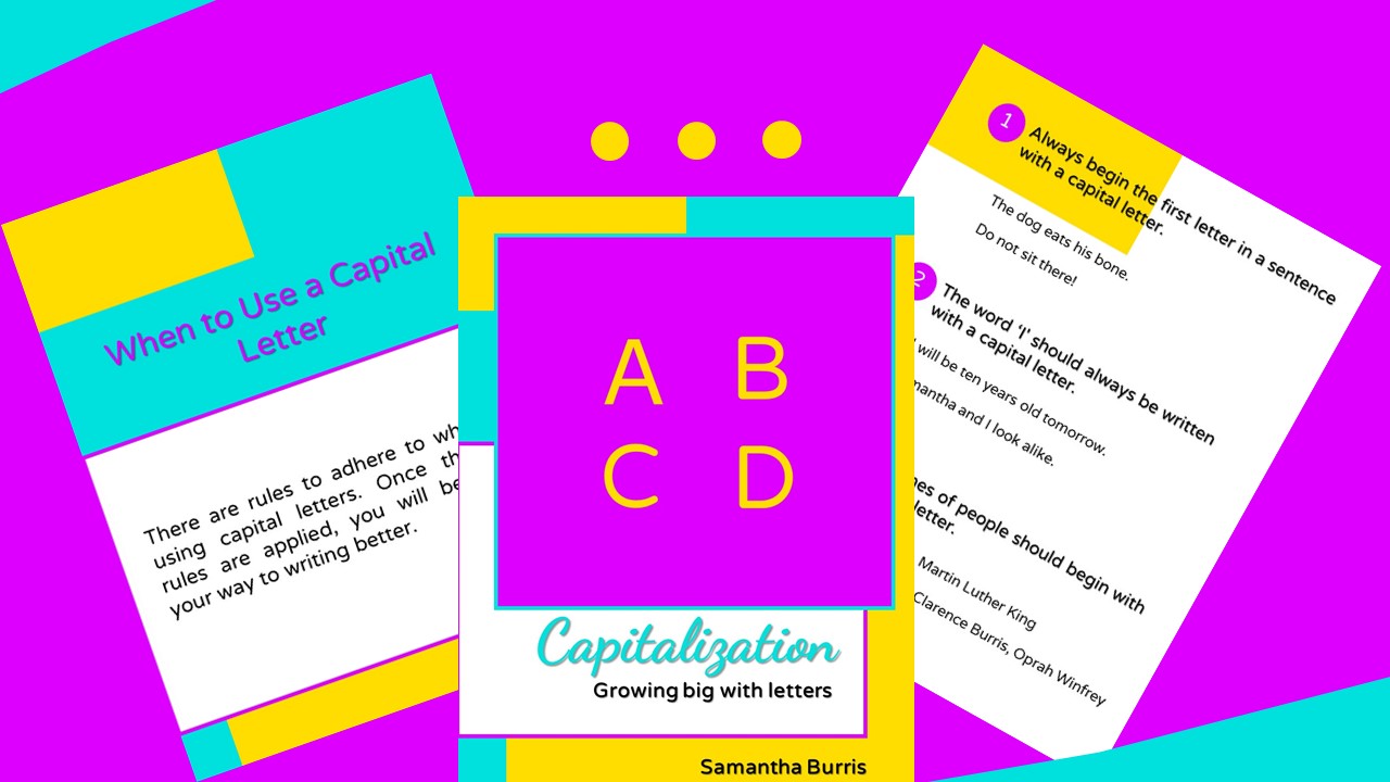 Capitalization: Growing Big with Letters - Capitalization Rules PDF